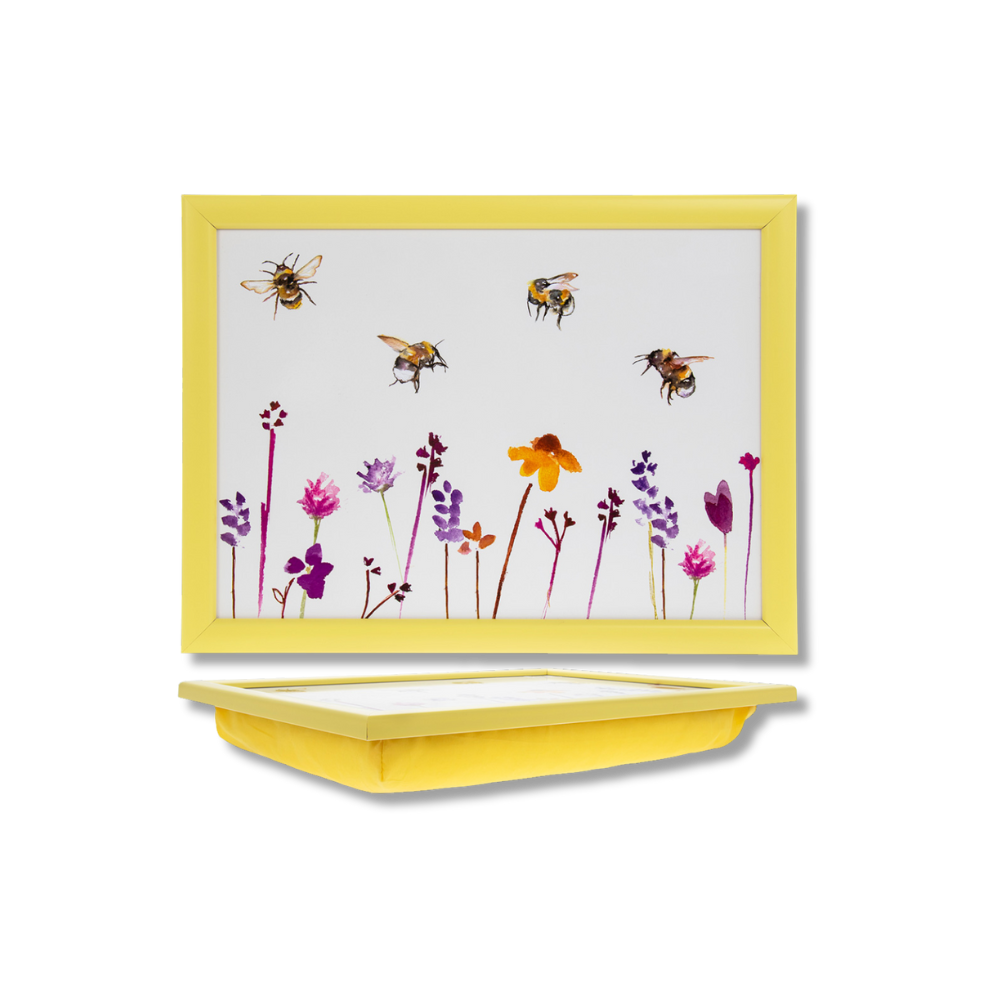 Ultimate Comfort: Highland Cow, Busy Bee, Classic Cars Lap Tray with C ...